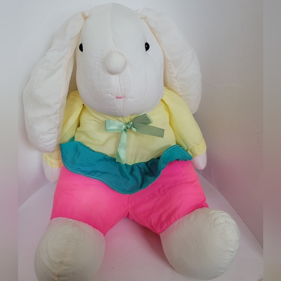 Gibson | Toys | Vintage 993 Gibson Easter Bunny Rabbit Nylon Puffalump ...